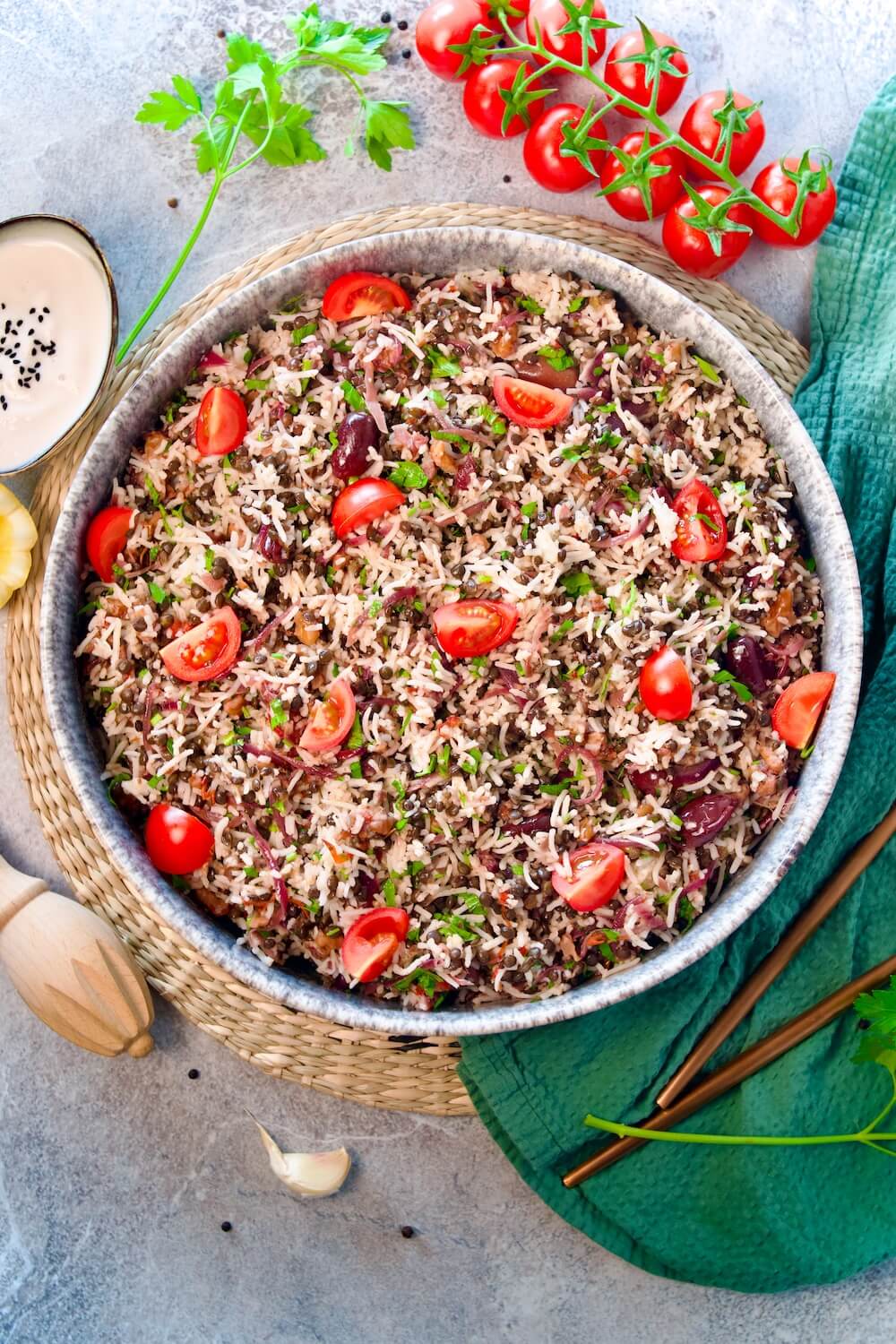 High-Protein Arabic Lentil Rice – Have An Easy Vegan Staple